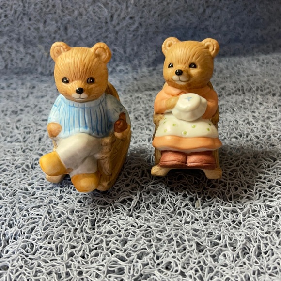 Home Interiors | Other | Vintage Set Of Homco Home Interior Bears ...